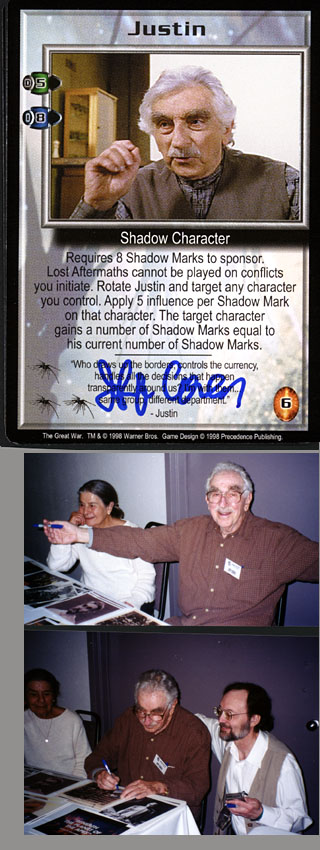 Jeff Corey Autographed Photos Frame